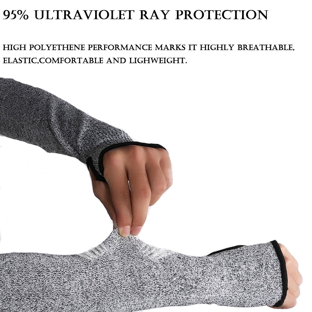 1 Pair Safety Cut Proof Arm Sleeve Arm Guard Prote... – Vicedeal