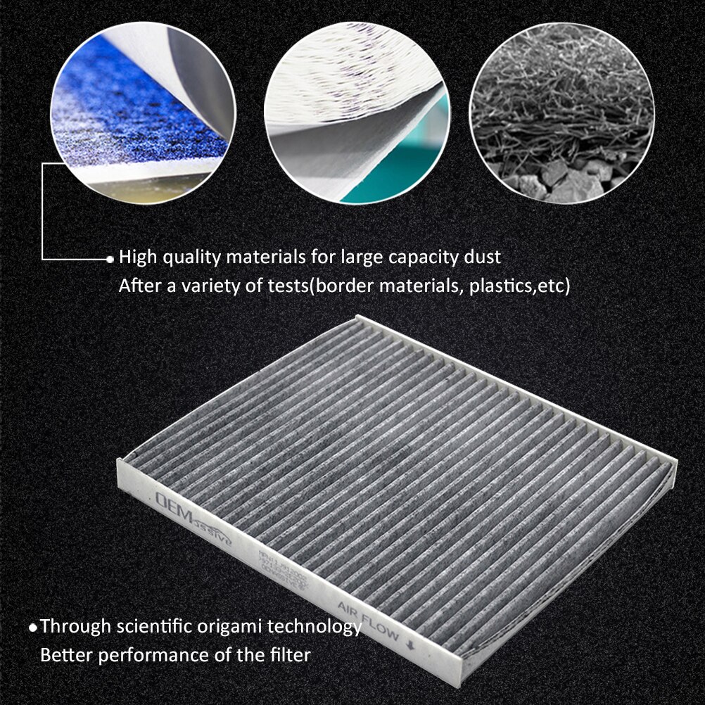 Car Accessories Activated Carbon Cabin Air Filter ... – Vicedeal