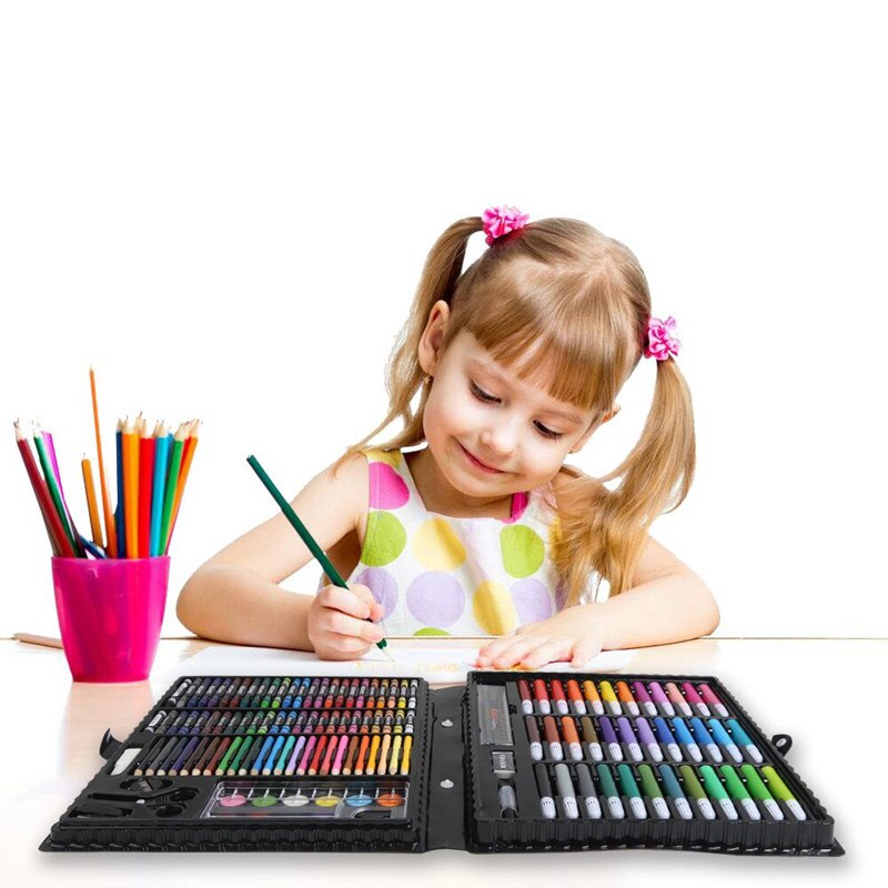 150/176 Pcs Kids Art Set Children Drawing Set Cray... – Grandado