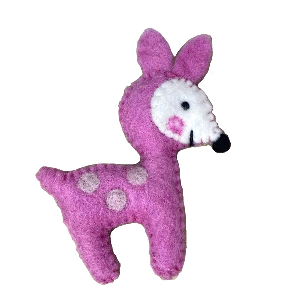 Handmade Finished Felt Toy Doll Animal Deer Wool N... – Grandado