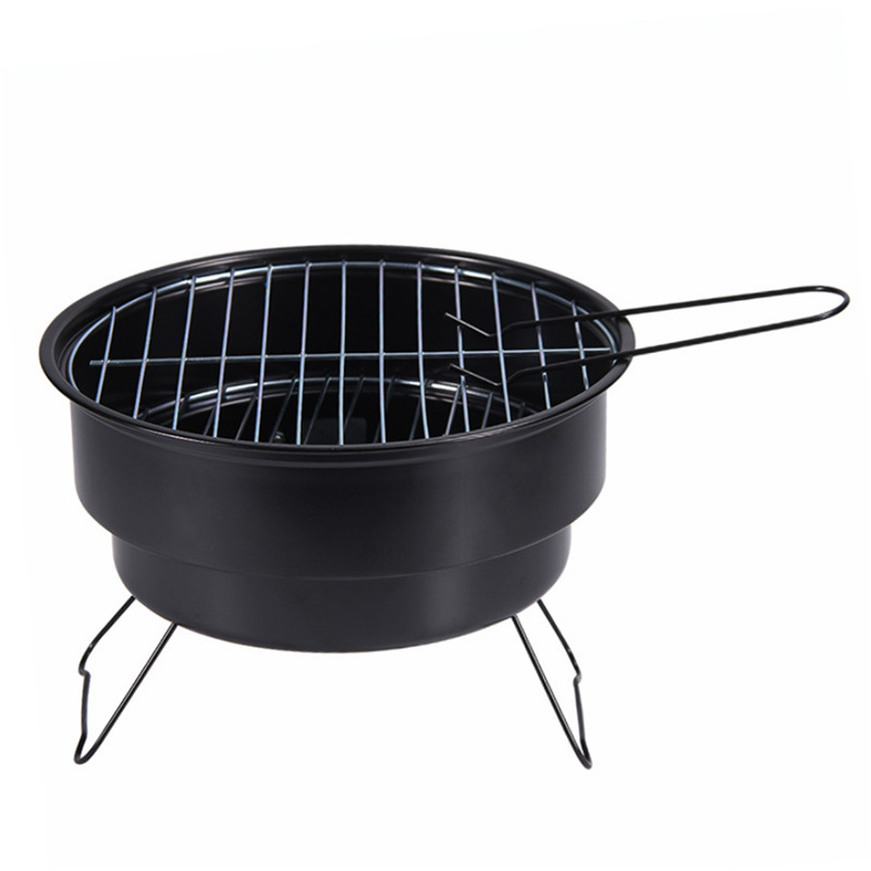 Draagbare Bbq Grill Ronde Barbecue Rek Rvs Mini Bb... – Grandado