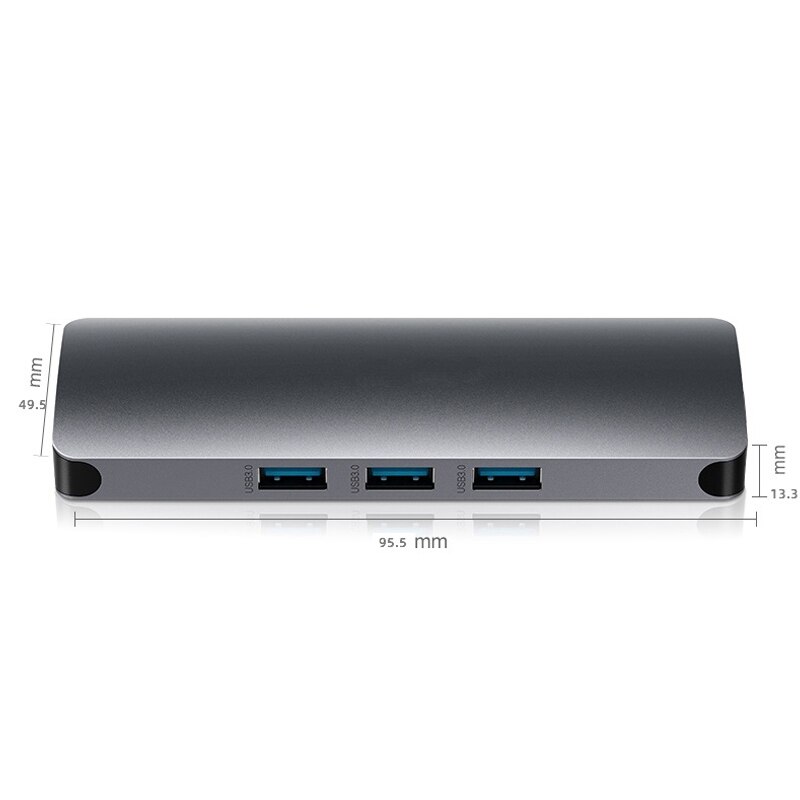 Usb hub 9 in 1 type c adapter med ethernet port us... – Grandado