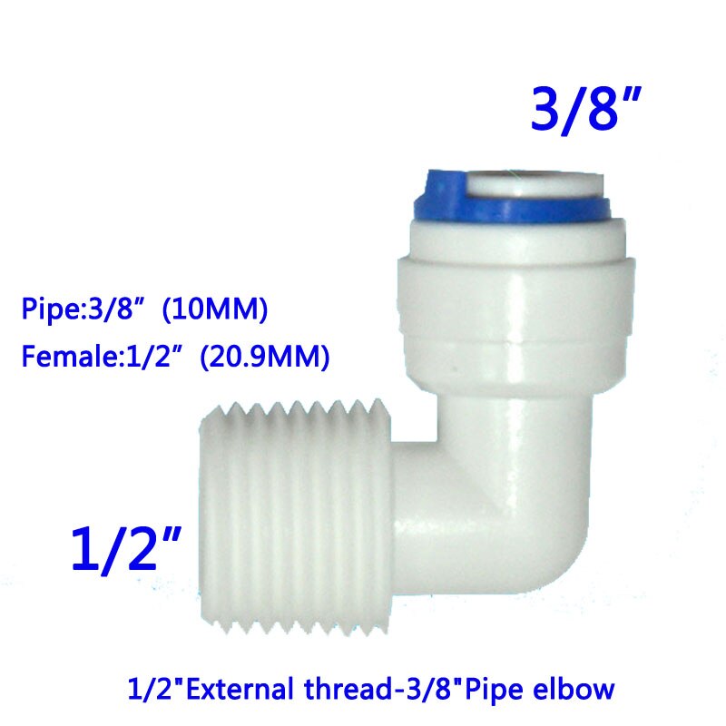 1PC 1/2" external thread to 3/8" elbow c... – Grandado