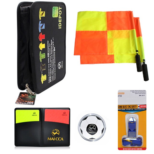 Soccer Referee Bag with Flag Whistle Cards Coin Ba... – Grandado