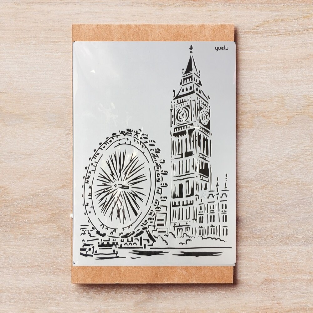 1Pcs 29cm A4 World Famous Building London Paris DI... – Vicedeal