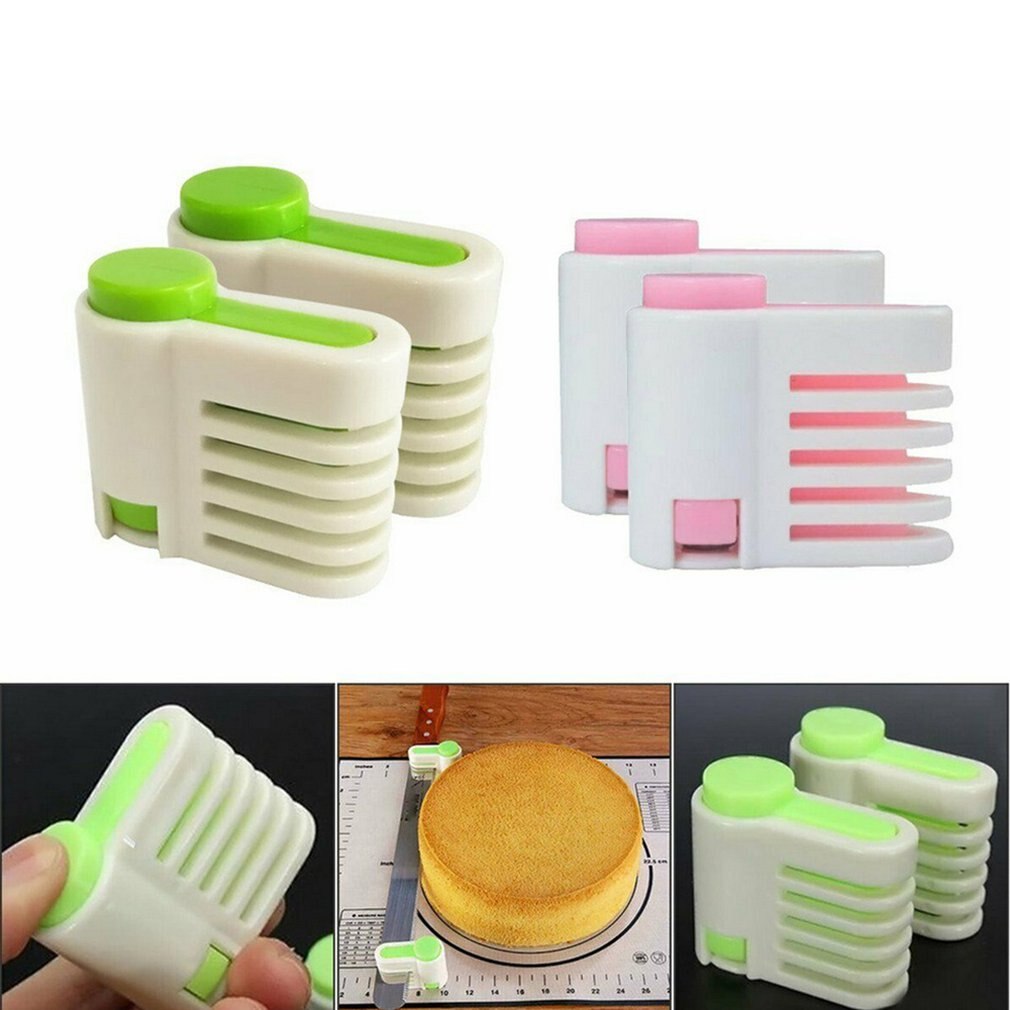 1 pair 5 Layers Cake Bread Leveler Slicer Set Cake... – Vicedeal