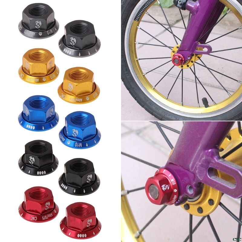 2 Stks/zak Fiets Hub Moer M10 Fixed Gear Mtb Racef... – Grandado