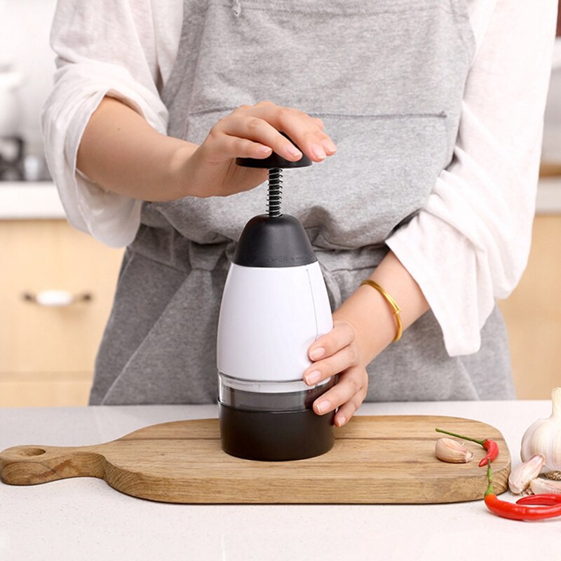 Edelstahl Manuelle Knoblauch Presse Brecher Presse... – Grandado