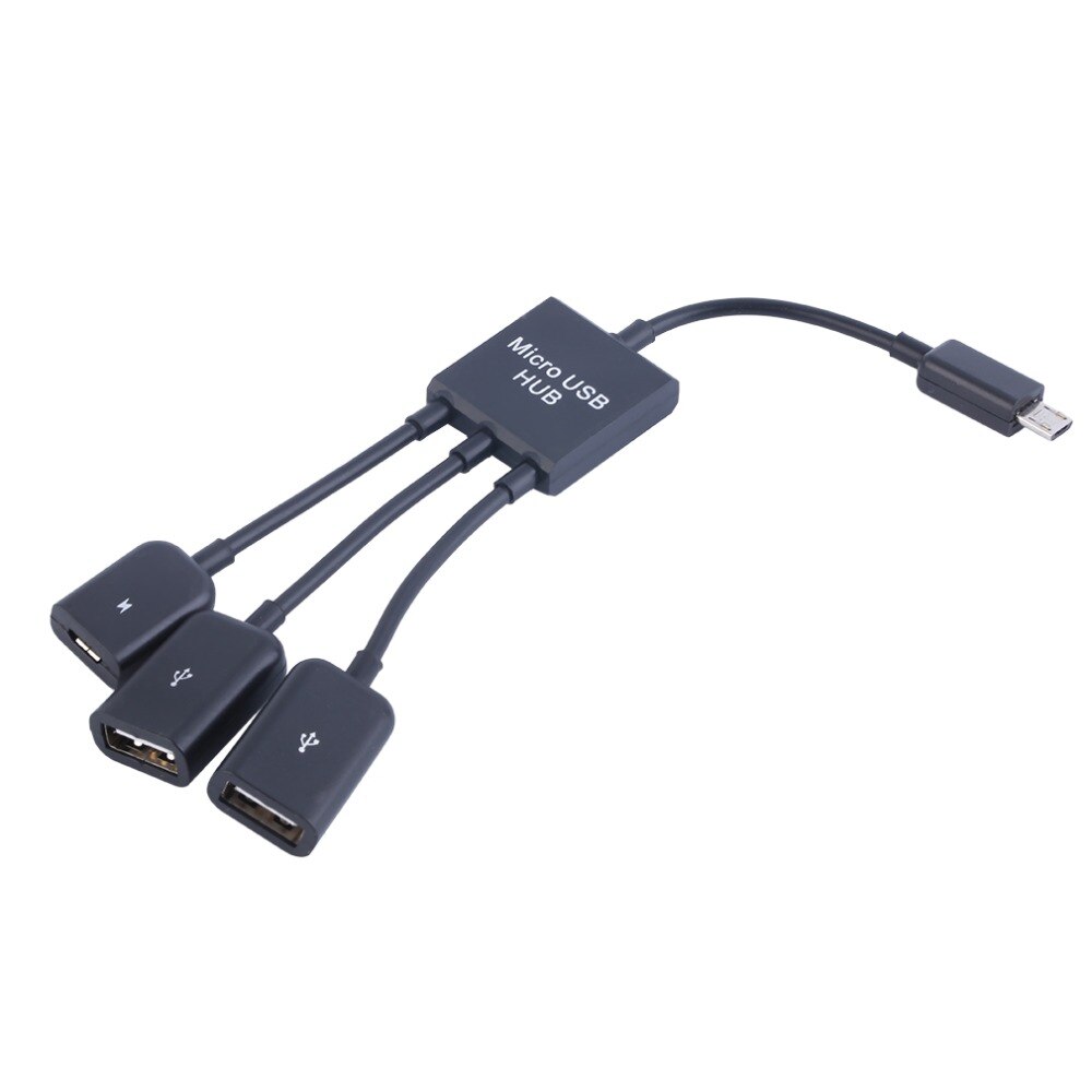 3 in 1 mikro usb hub han til hun dobbelt usb 2.0 h... – Grandado