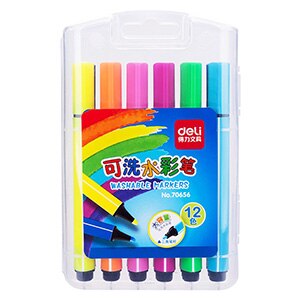 12 Colors Watercolor Pen Color Pen Art Marker Draw... – Vicedeal