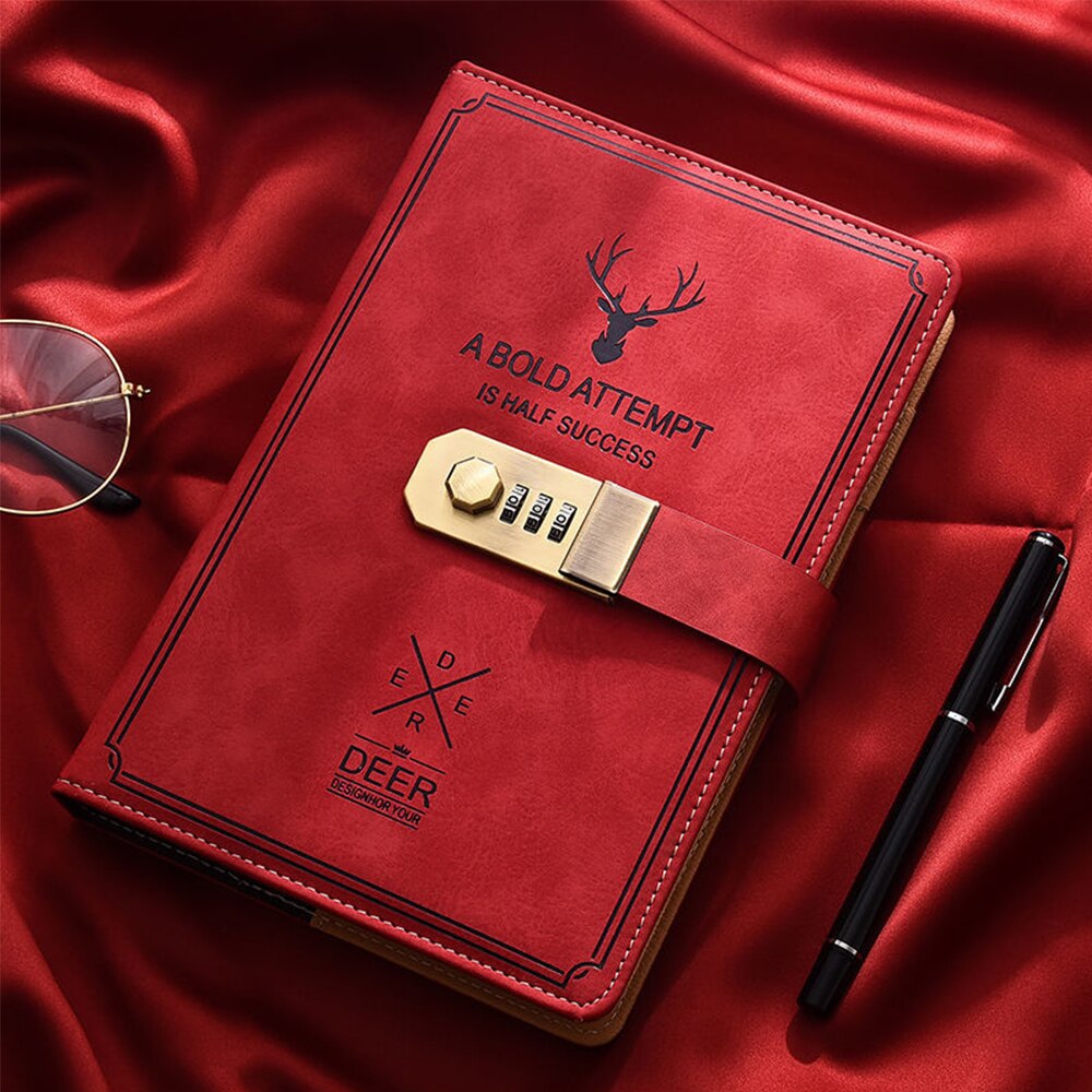 360Pages Spiral Notebook With Lock Diary Notepad V... – Vicedeal