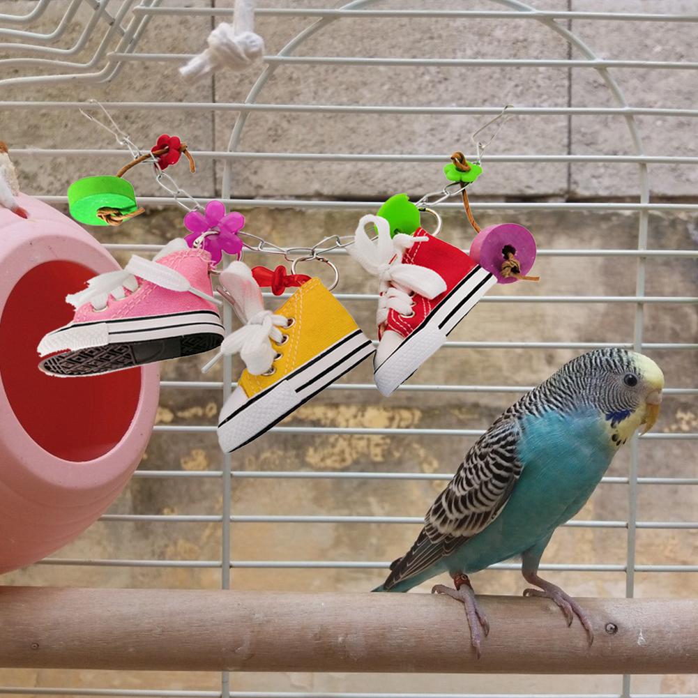 Mini Canvas Shoes Sneakers Parrot Bird Standing Cl... – Grandado
