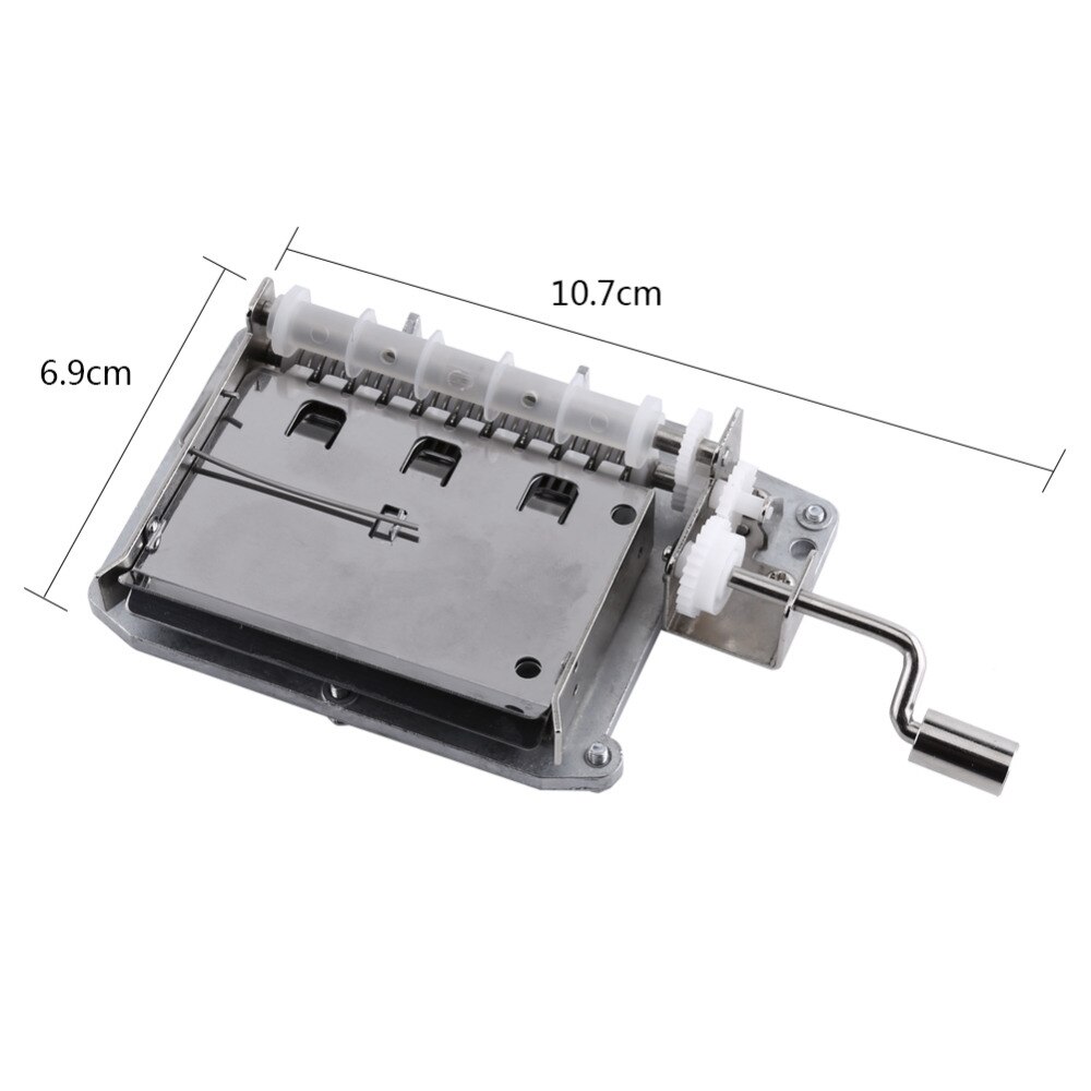 30-Note Tapes Hand Crank Music Mechanische Musical Box Met Perforator 3 ...