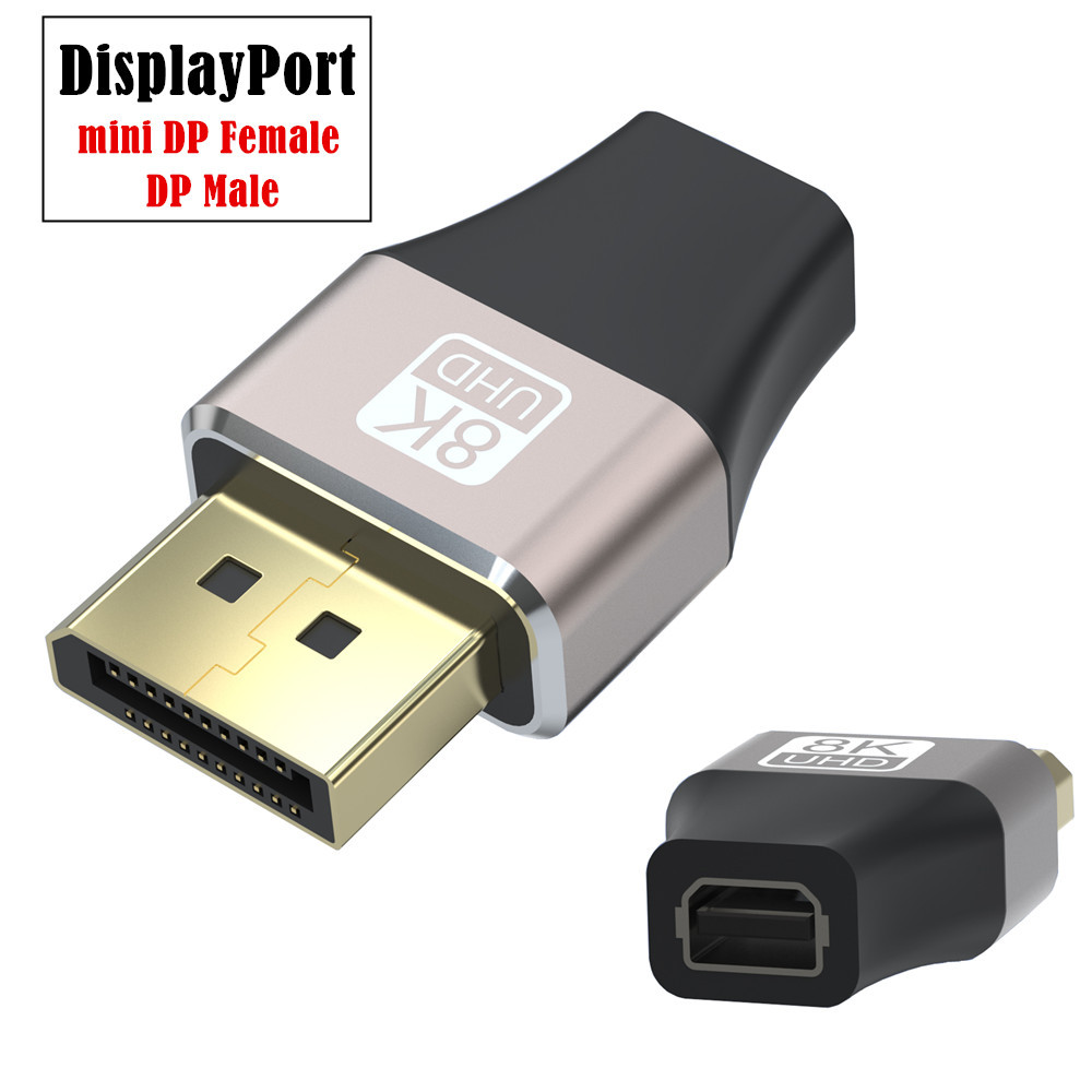 Mini DP Female to DisplayPort Male 8K Extension Co... – Grandado