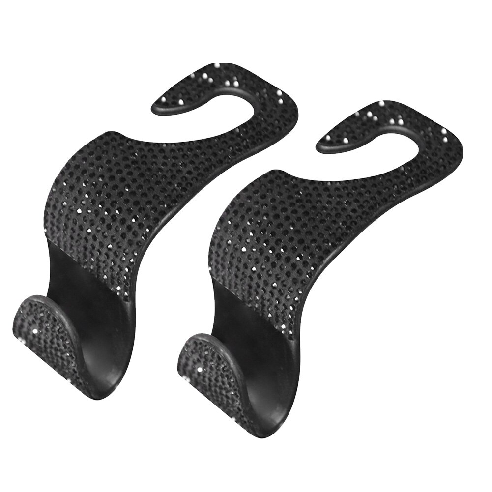 2pcs Rhinestone Car Headrest Hook Grocery Space Sa... – Grandado