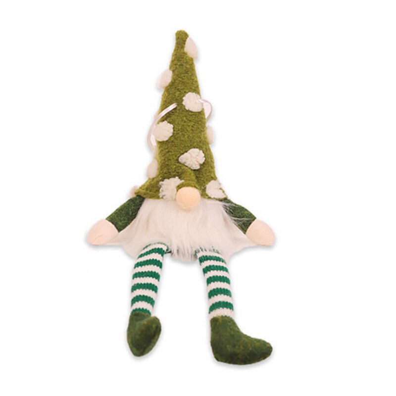 Knitted Gnome Christmas Long Legs Faceless Doll De... – Grandado