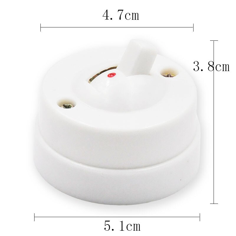 2pcs Switches + 2Pcs Sockets Retro Wall Light Swit... – Grandado