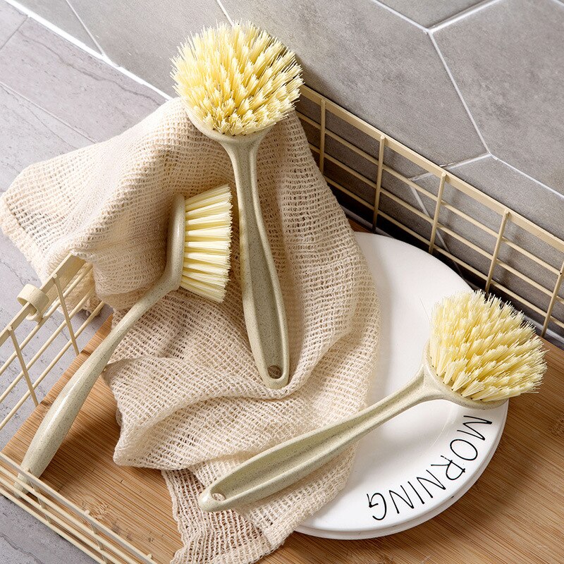 Long Handle Wash Pot Brush Kitchen Articles Dishwa... – Vicedeal