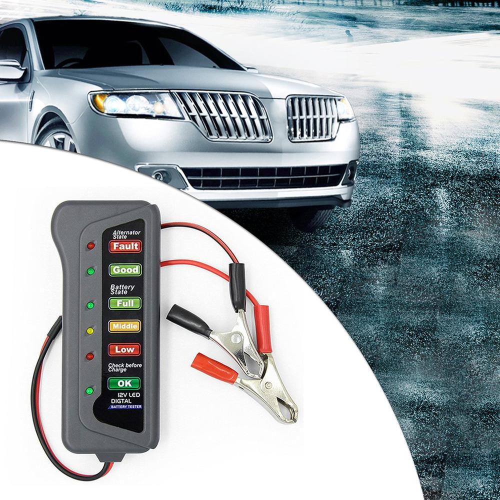 Mini 12v bilbatteritestare digital generatortestar... – Grandado