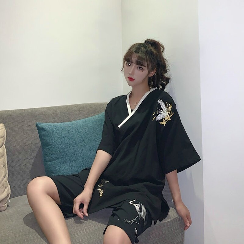 Woman Cheongsam Hanfu Pants Set Chinese Cotton Lin... – Grandado