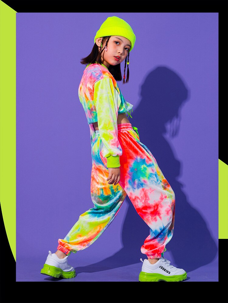 Girl Jazz Dance Costume kid Stage Performance Clot... – Grandado