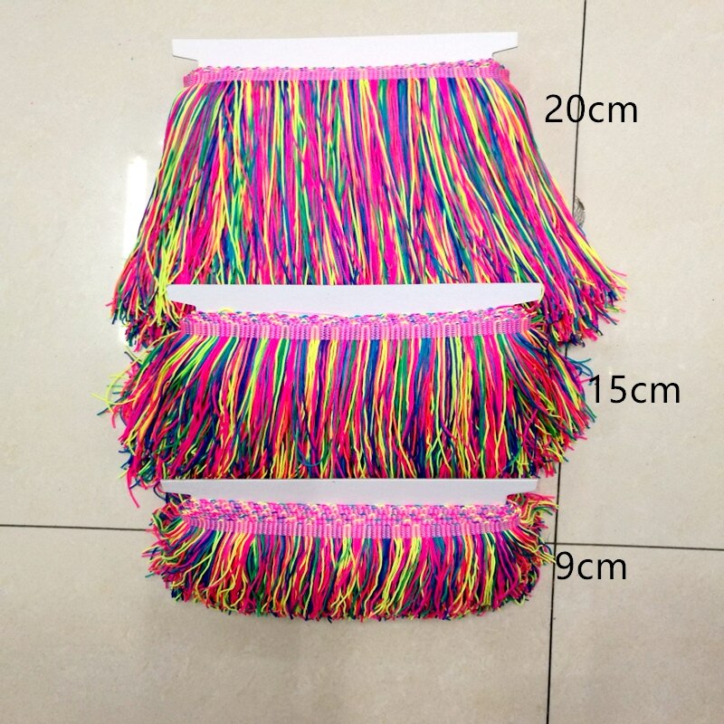 Polyester Colorful Tassel Fringe Lace Trim for DIY... – Grandado