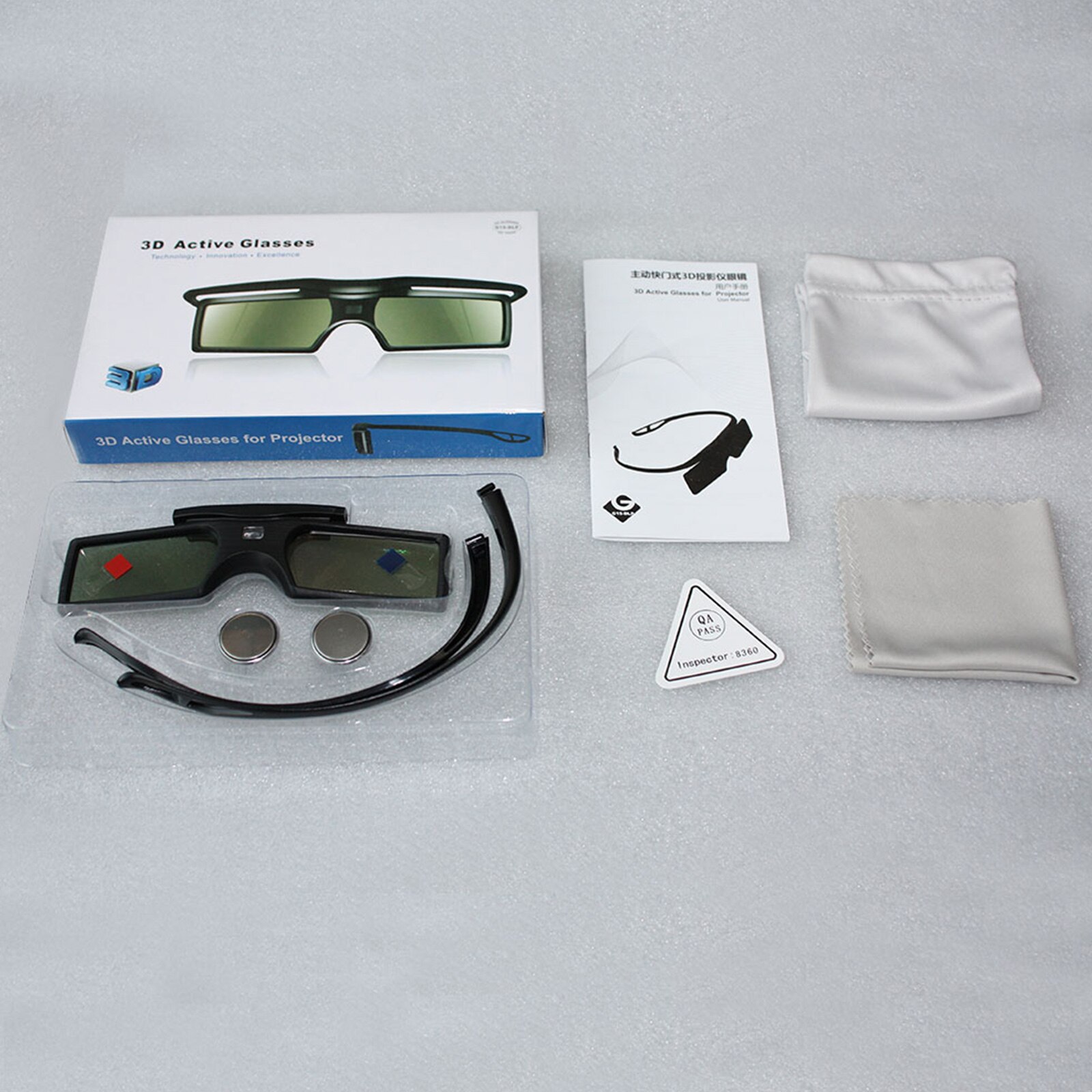 G15-DLP 3D Lunettes à Obturateur Actif 96-144Hz po... – Grandado