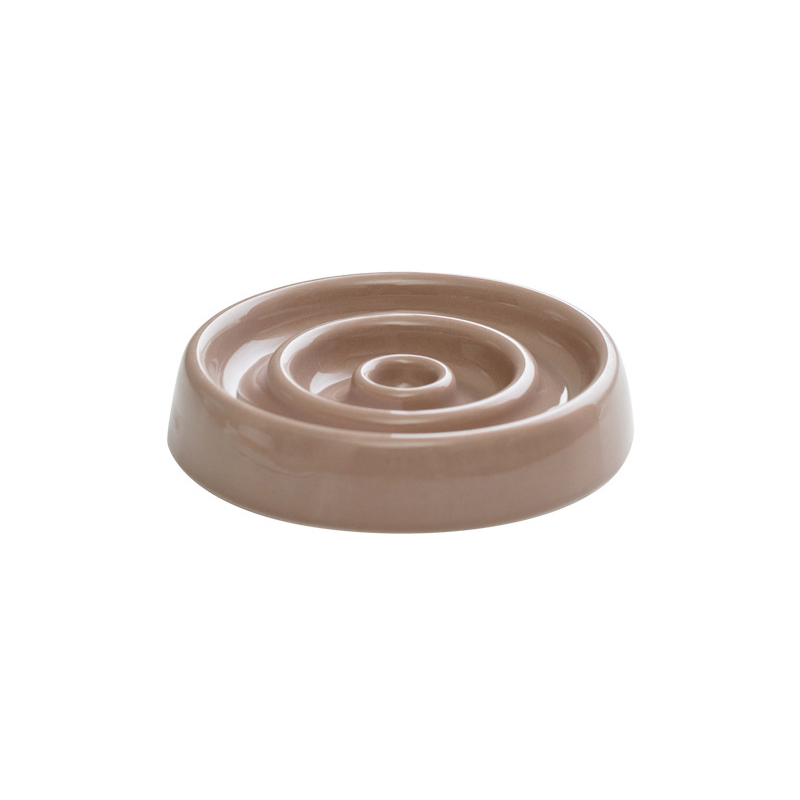 Pet Ceramic Slow Feeder Bowl Anti-Gulping Cat Food... – Grandado