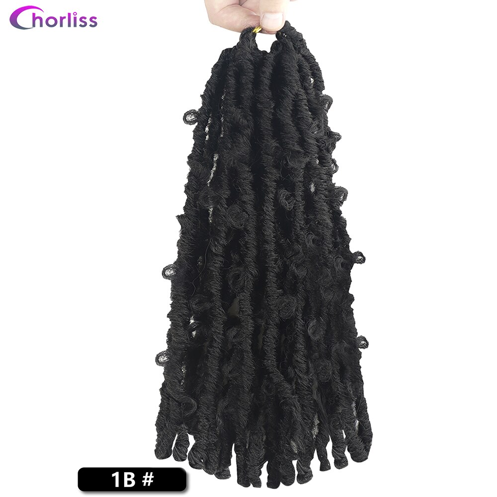 Synthetic Distressed Butterfly Locs Crochet Braids... – Vicedeal