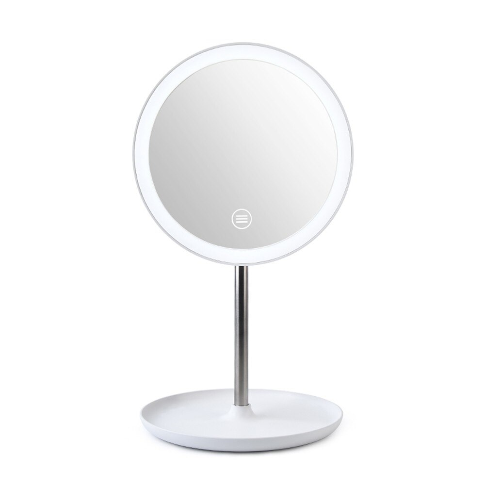 LED Light Makeup Mirror Table Lamp 360 Degree Rota... – Vicedeal