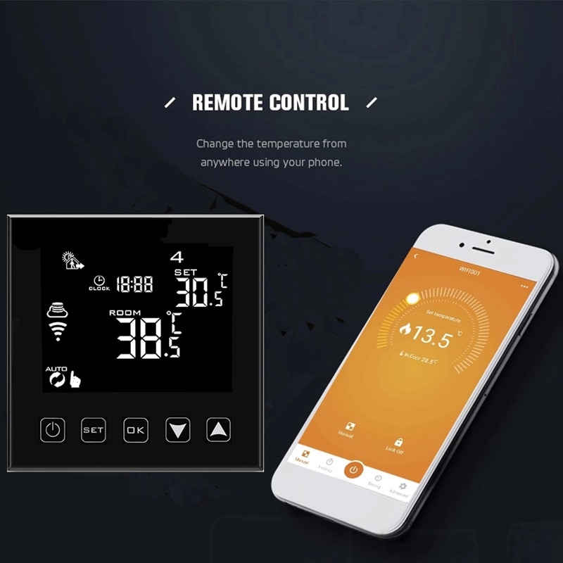 Hy603 -2Wifi Control remoto negro calefacción eléc... – Grandado