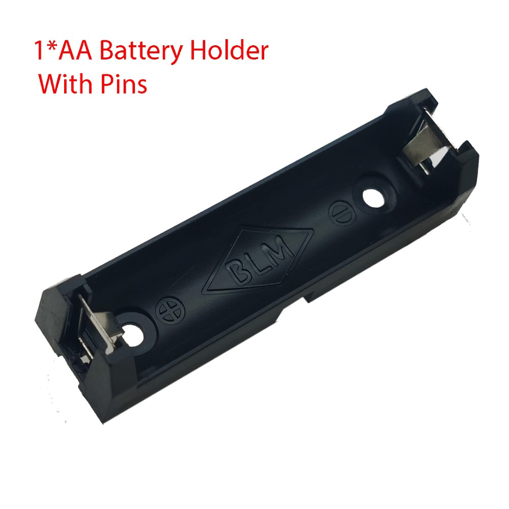 5 Pcs 1 AA Battery Box Single AA Battery Holder 14... – Grandado