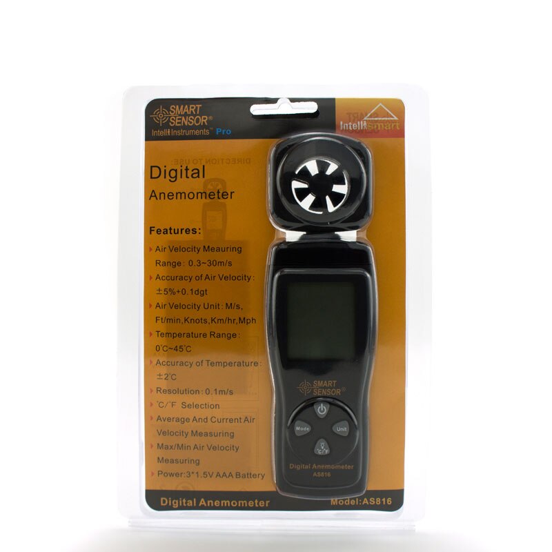 Smart Senor Digital Anemometer Thermometer High Ac... – Grandado