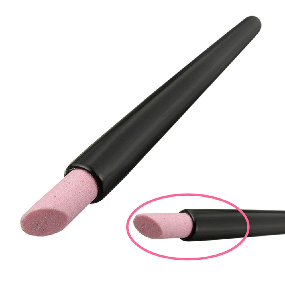 Black Quartz Scrubs Stone Cuticle Stick Pen Nail C... – Vicedeal