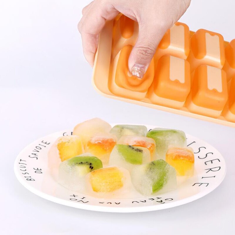12 Grids Siliconen Ijs Lade Mal Vierkante Ice Cube... – Vicedeal