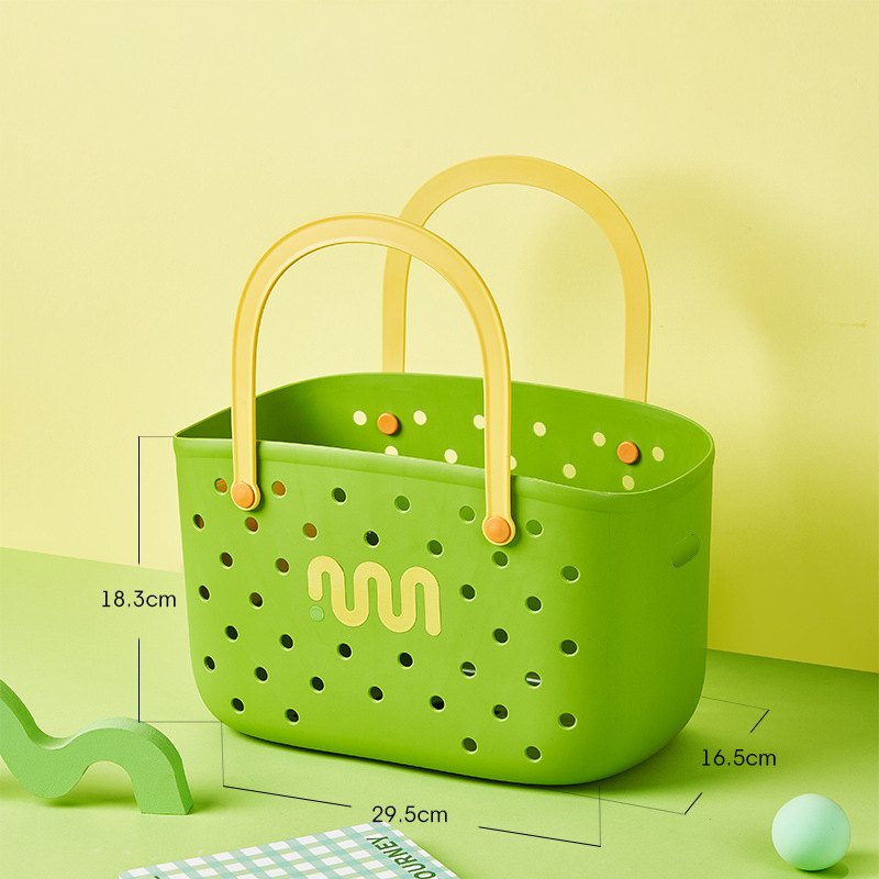 Handheld Bath Basket Leachable Grocery Basket Bath... – Grandado