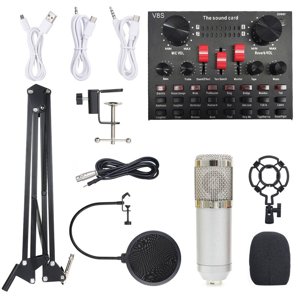 Live Sound Card BM800 Microphone Set Audio Recordi... – Grandado
