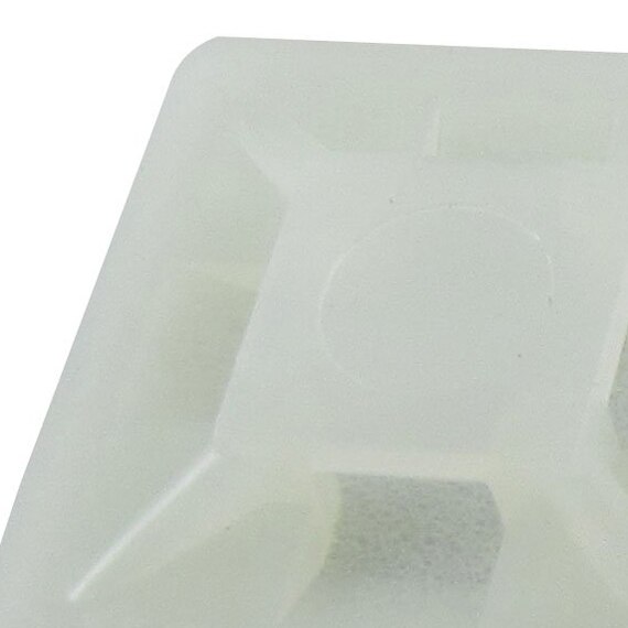WSFS White Self Adhesive Cable Tie Mount Base Hold... – Grandado