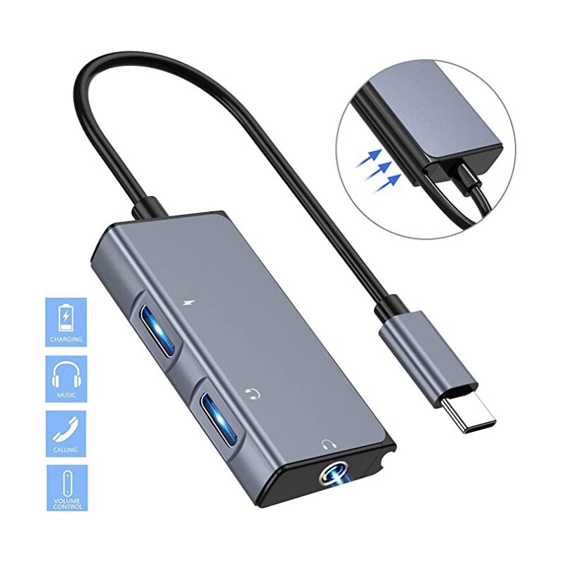 USB Type-C to 3.5mm o Adapter Fast Charge Digital ... – Vicedeal