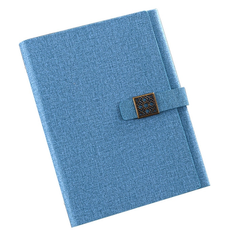 Buckle Type Spiral Notebook A5 Leather Notepad Loo... – Grandado