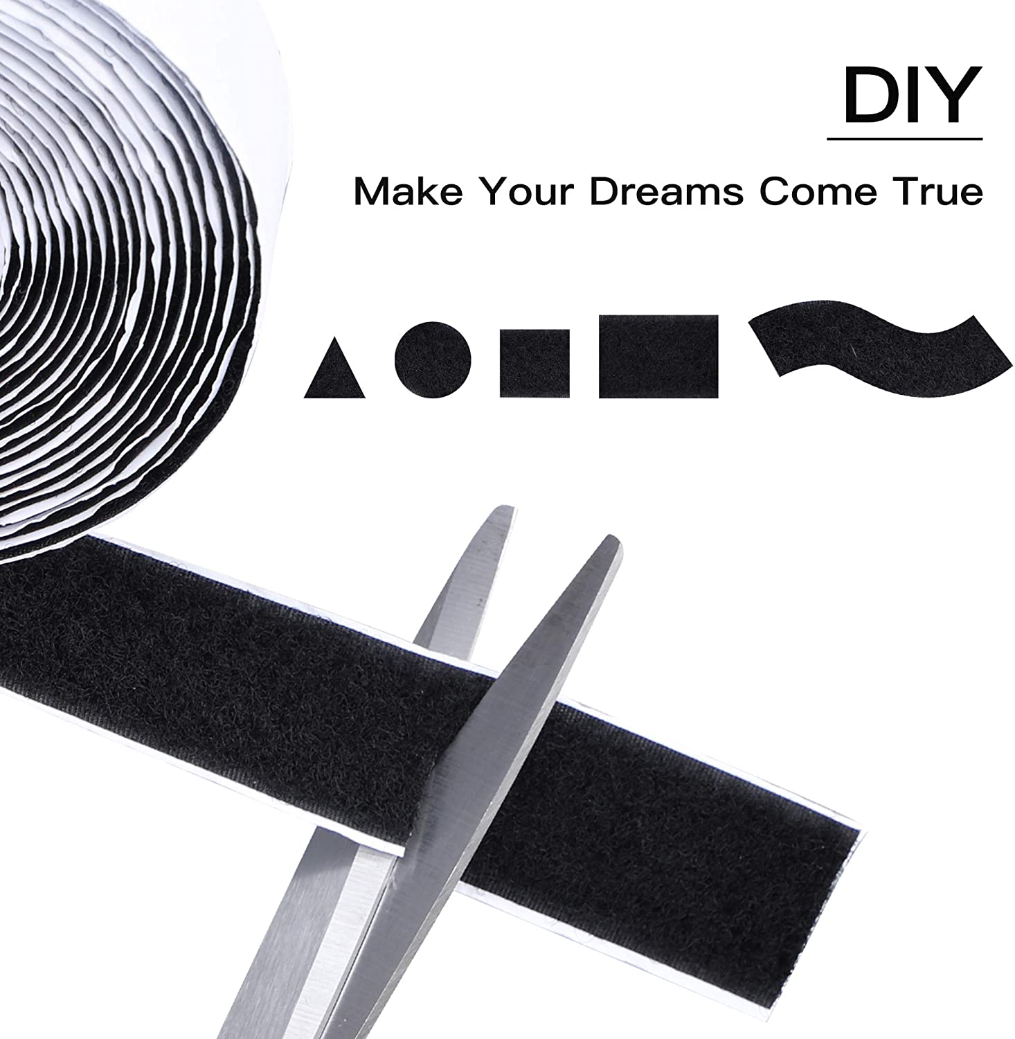 1Meter 100/110mm Strong Self-adhesive Fastener Tap... – Vicedeal