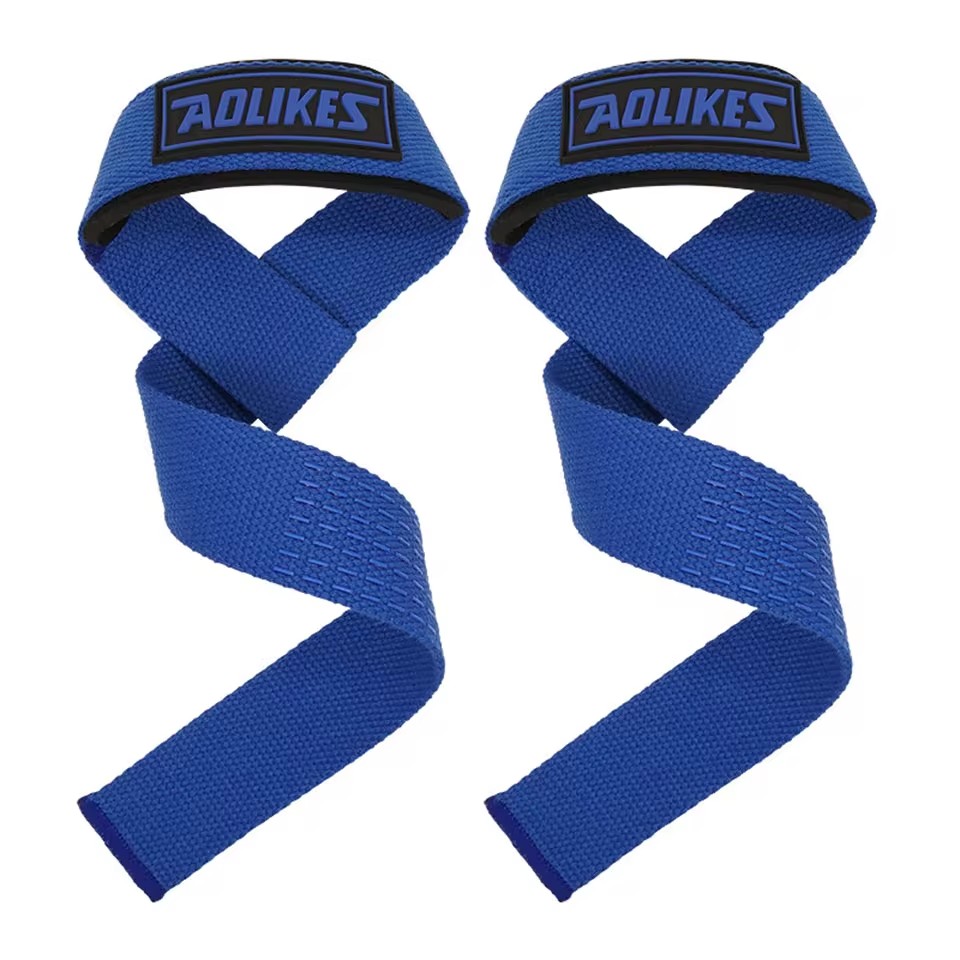 AOLIKES Weightlifting Wrist Straps Strength Traini... – Grandado
