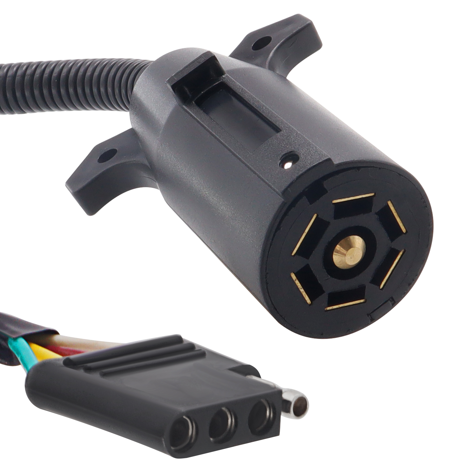 Car Trailer RV Boat Adapter 7 Pin 7 Way to 4 Way P... – Grandado