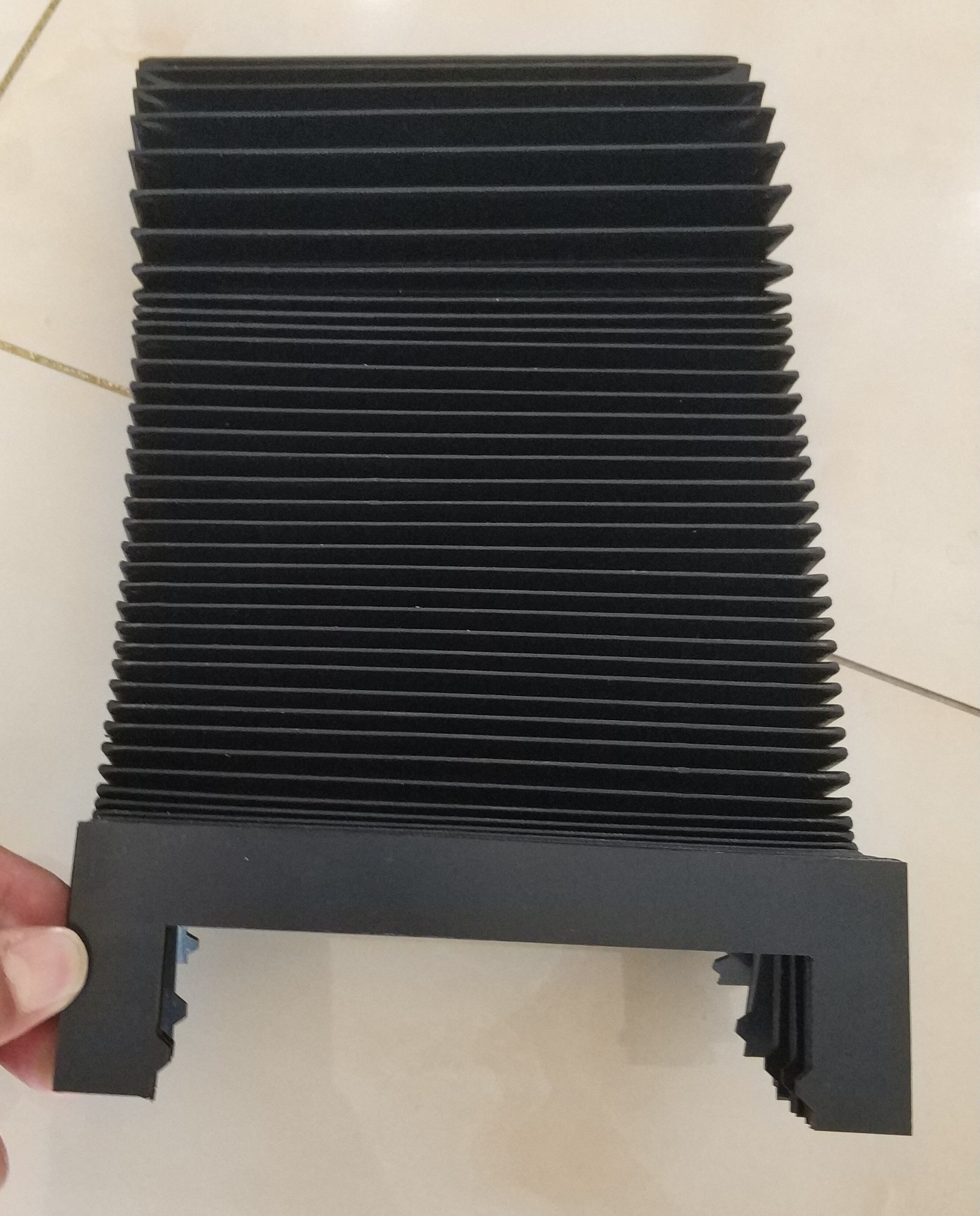 Bellows for machine vertical axis, width 203 mm x ... – Vicedeal