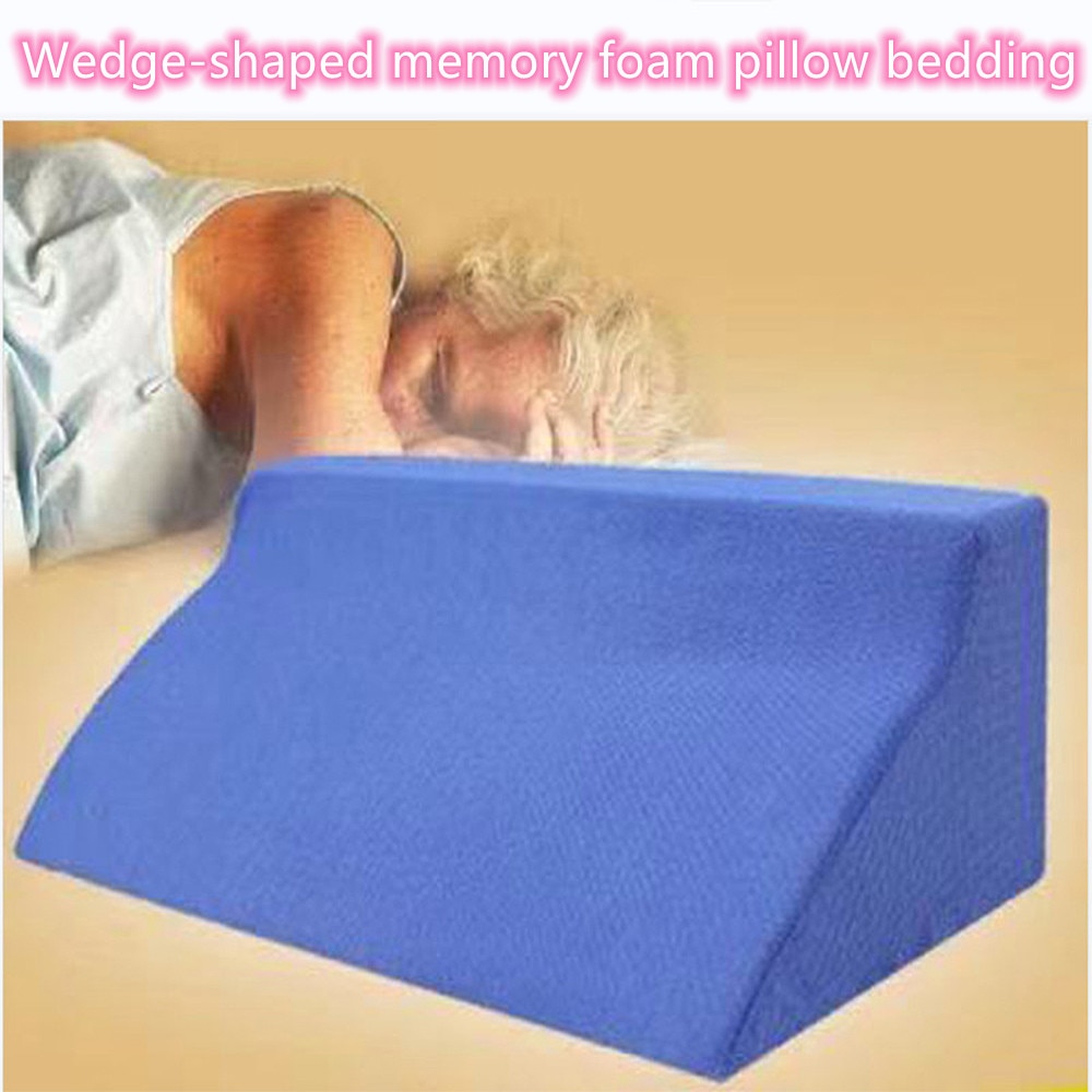 Wedge Memory Sponge Pillow Wedge Pillow Leg Elevat... – Grandado