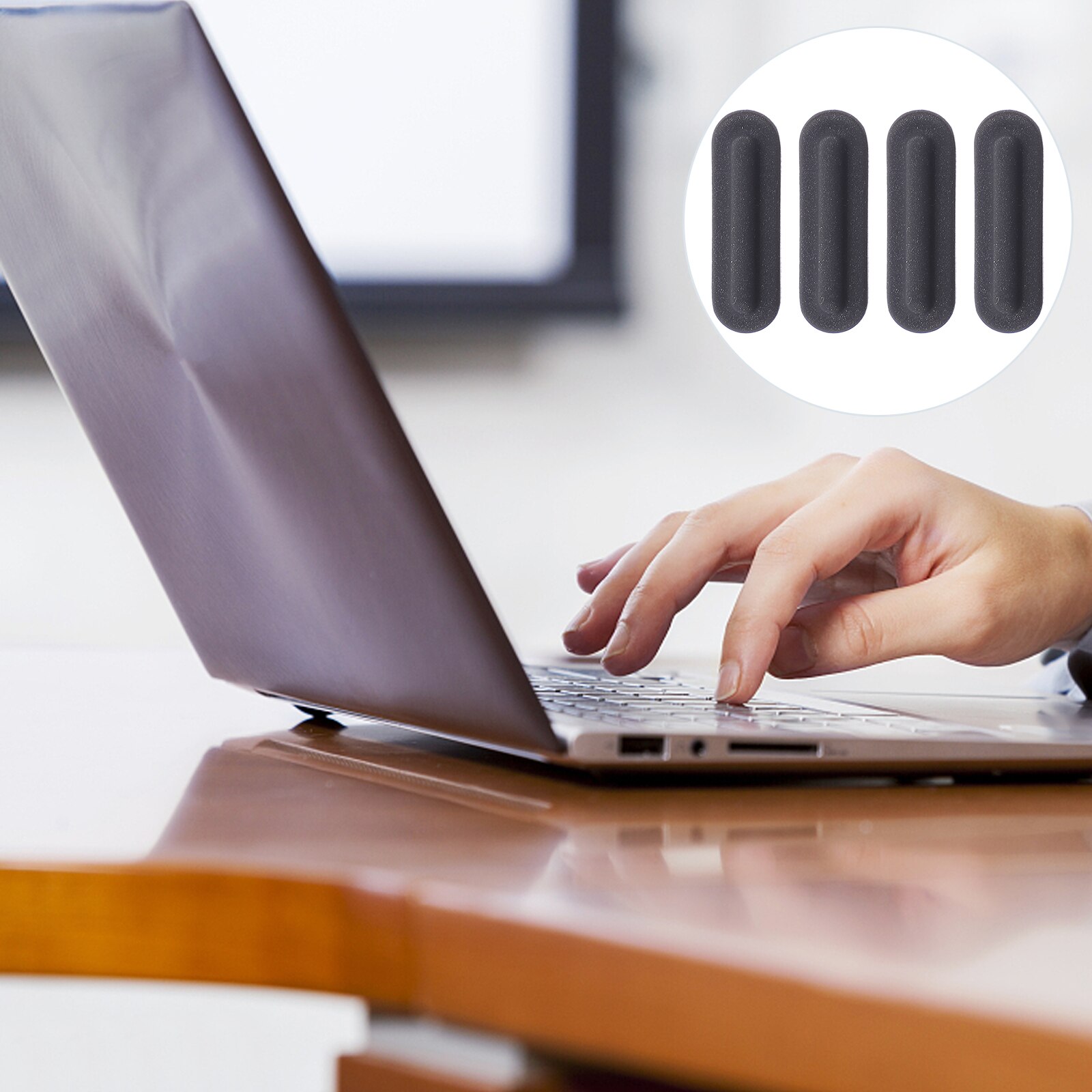 4Pcs Laptop Rubber Feet Rubber Pads Non-Slip Botto... – Vicedeal