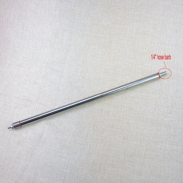 Homebrew Beer Bottle Filler 1/4" hose barb stainless steel Spring ...