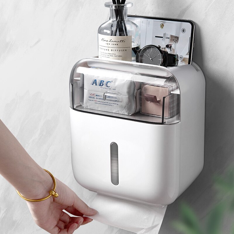 Waterproof Wall Mount Toilet Paper Holder Roll Pap... – Grandado