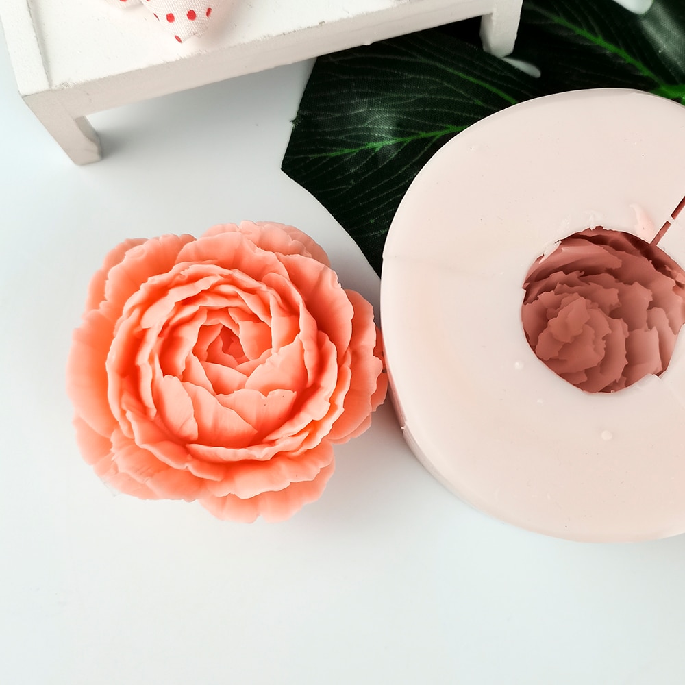 HC0209 Przy Siliconen Mal Pioen Bloem Mallen Pioen... – Grandado