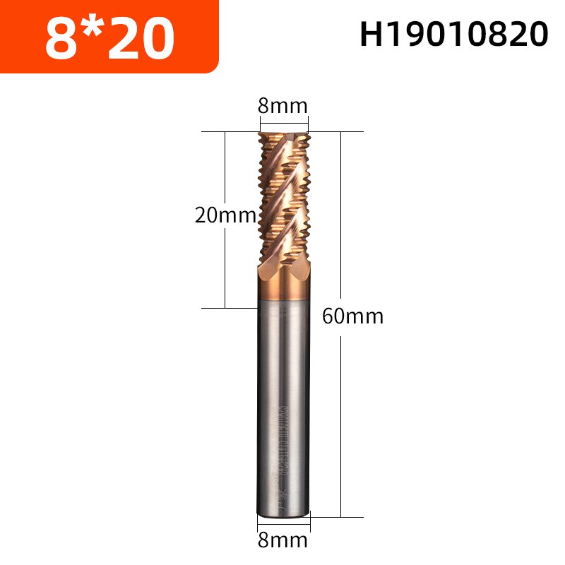 Huhao Import HRC55 Frees 4 Fluiten Grof End Mill C... – Grandado
